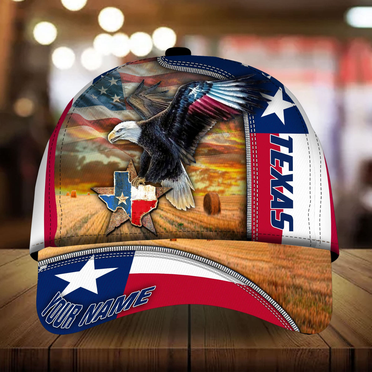 Premium Eagle Texas Pride 3D Printed Hat Personalized – Aljaira