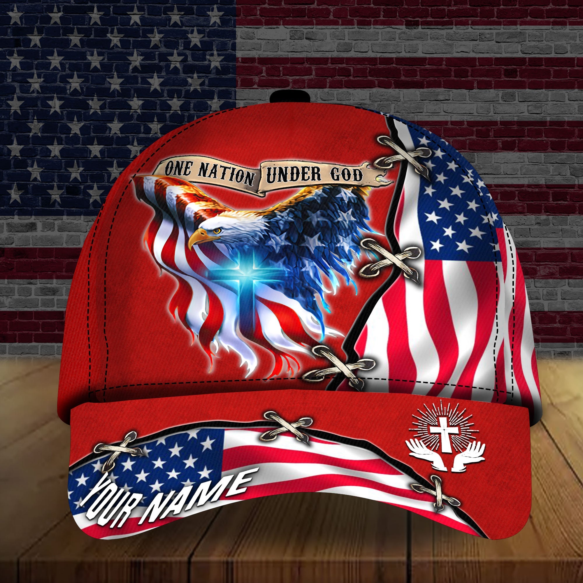Premium Cool One Nation Under God America Patriotic US Hats – Aljaira