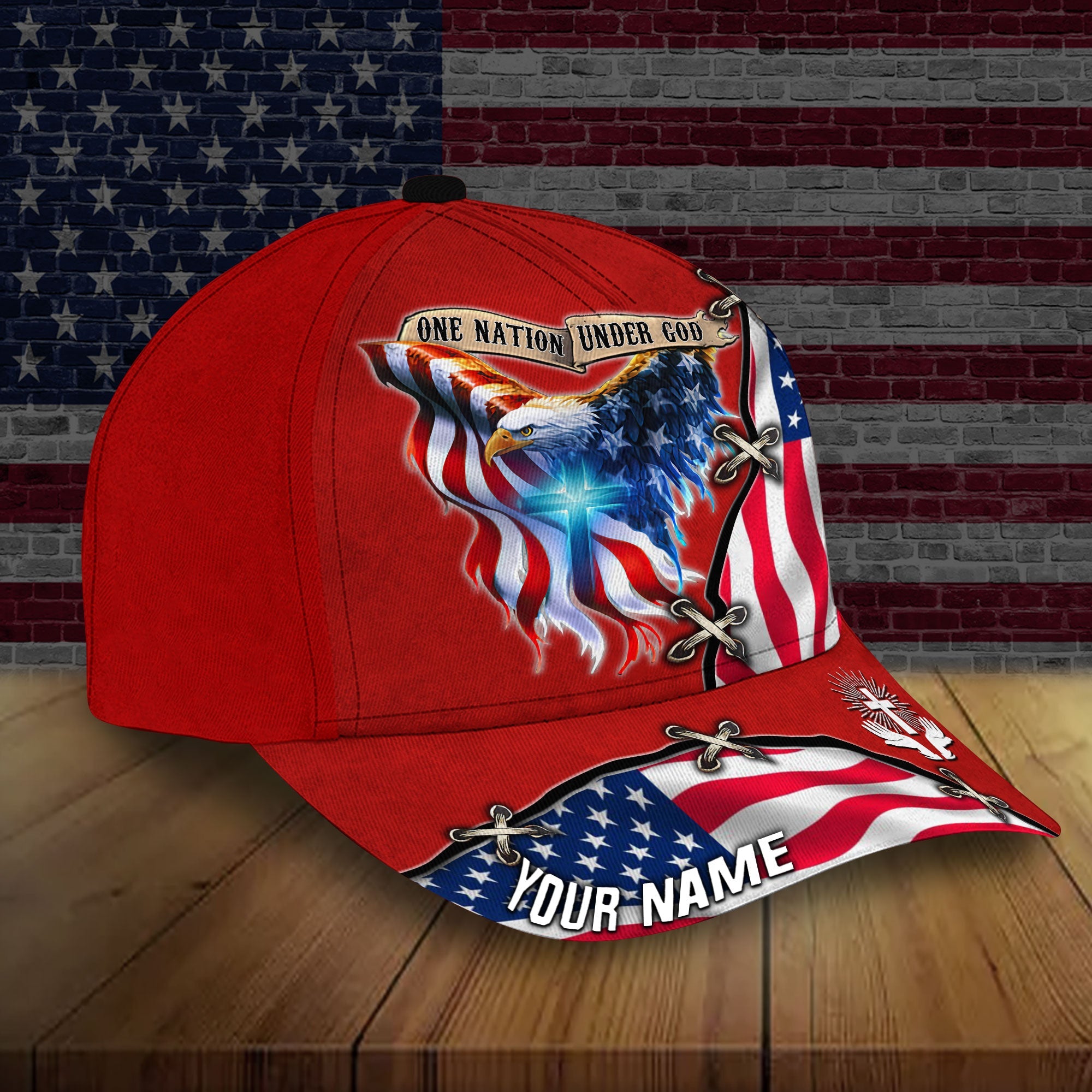 Premium Cool One Nation Under God America Patriotic US Hats – Aljaira