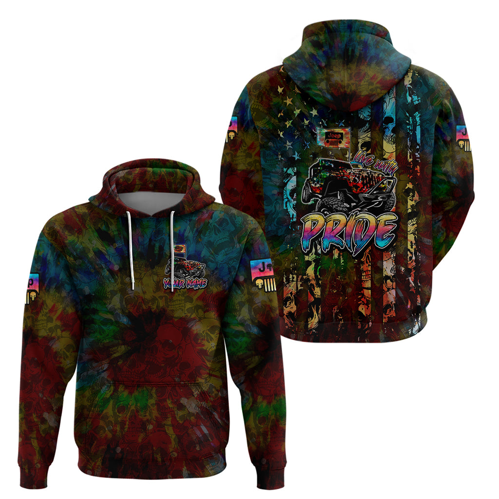 LGBT Jeep Skull Live With Pride Hoodie DT02 – Aljaira