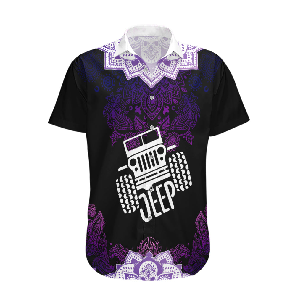 Jeep Mandala Hawaiian Shirt Patterns Flower Mix Jeep TS06 – Aljaira