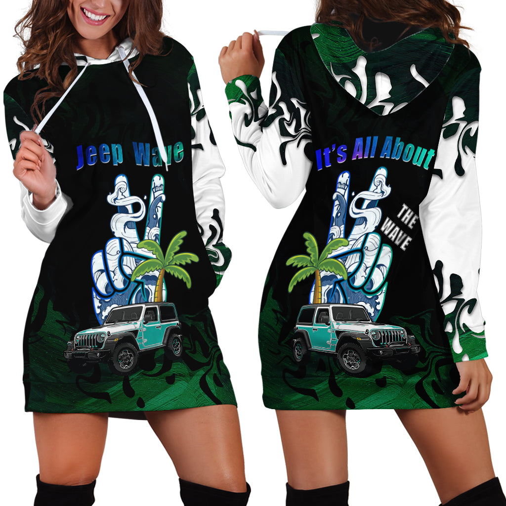 Jeep Hoodie Dress It's All About The Wave TS06 – Aljaira