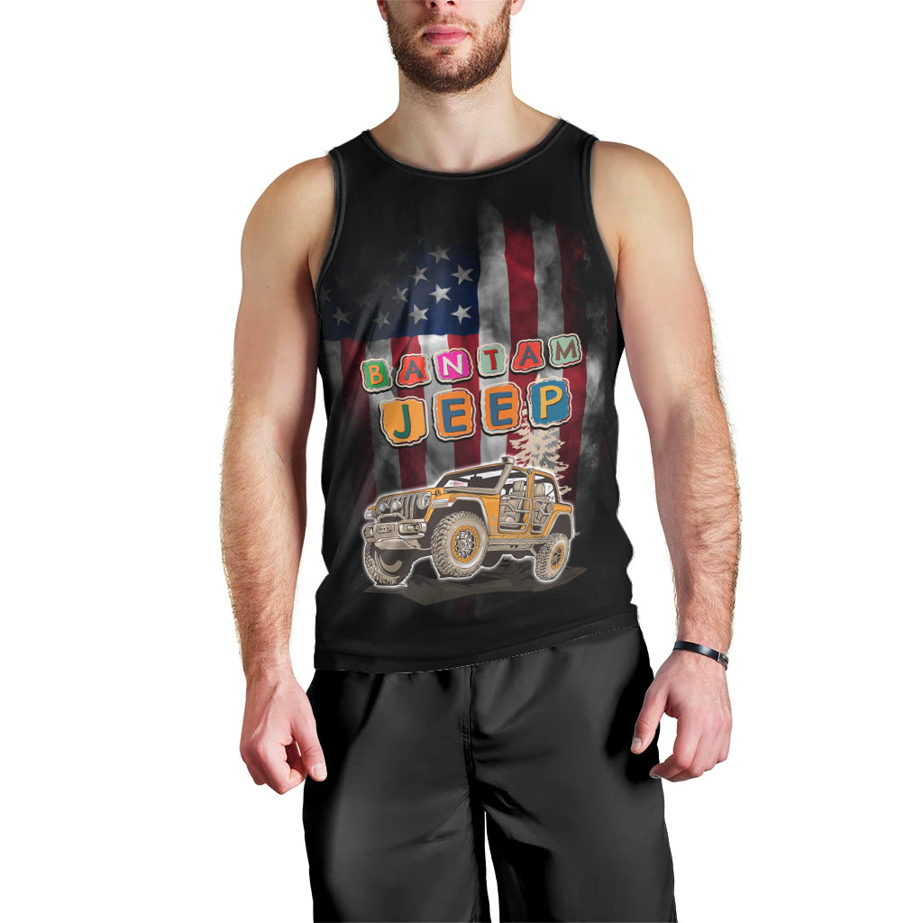 Beige Jeep Camouflage Men Tank Top Bantam Jeep Heritage Festival 2023 ...