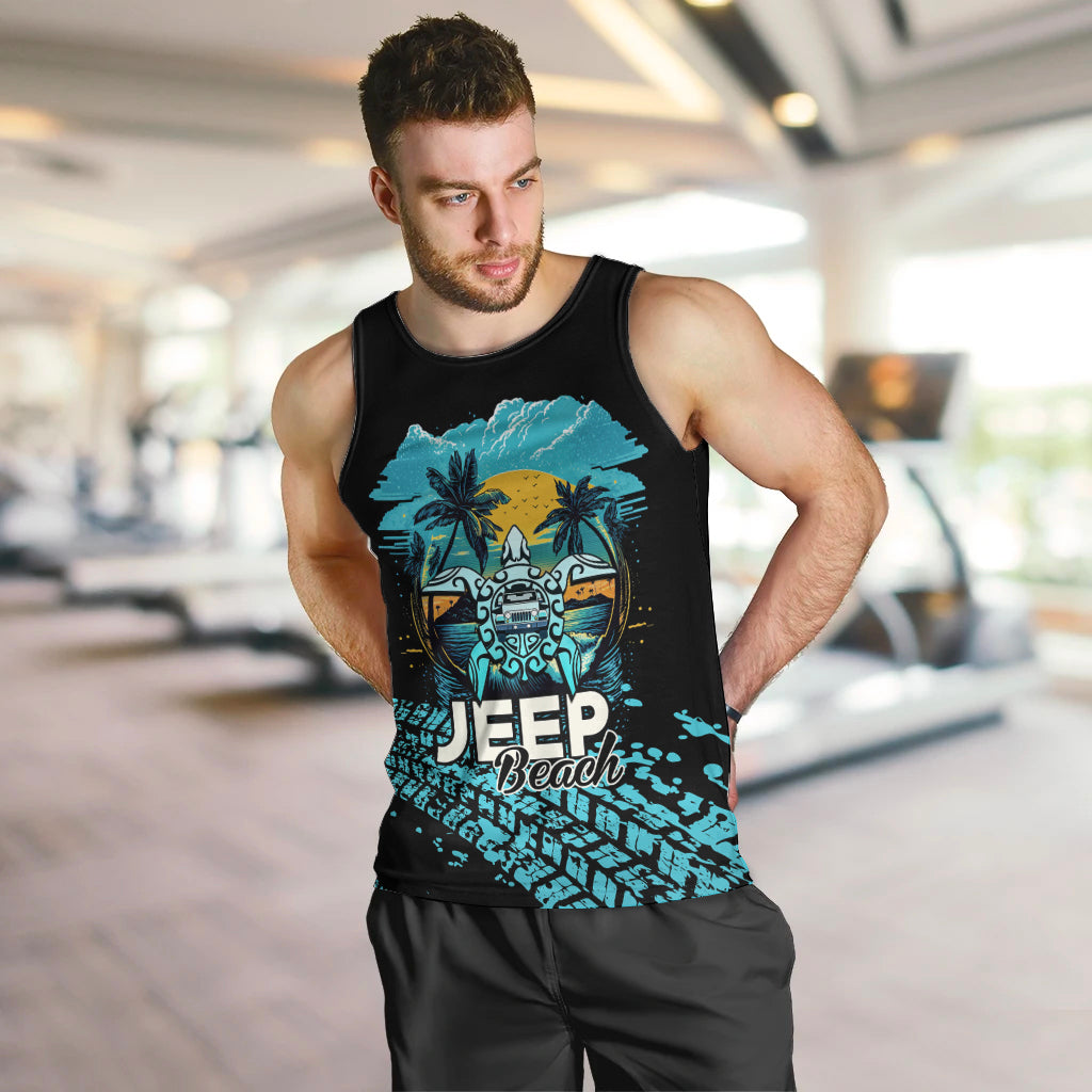 Jeep Beach Go Topless for Turtles Men Tank Top TS07 – Aljaira