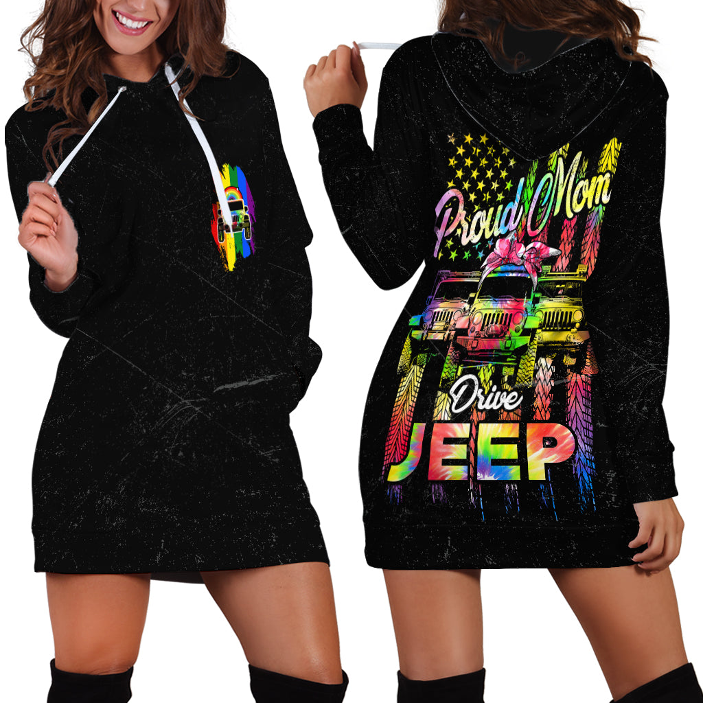 Pride Month Hoodie Dress Proud Jeep Mom TS07 – Aljaira
