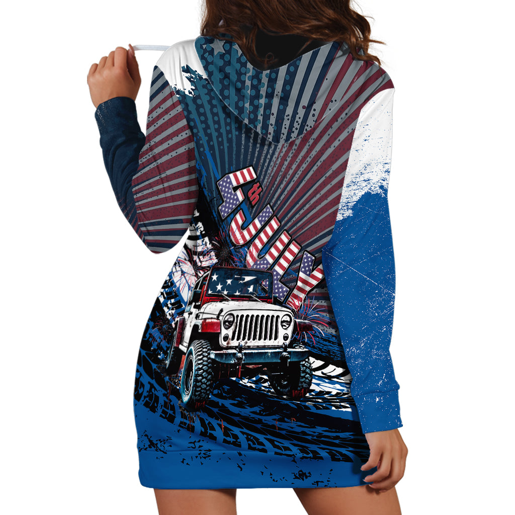 Jeep Hoodie Dress USA Independence Day TS07 – Aljaira