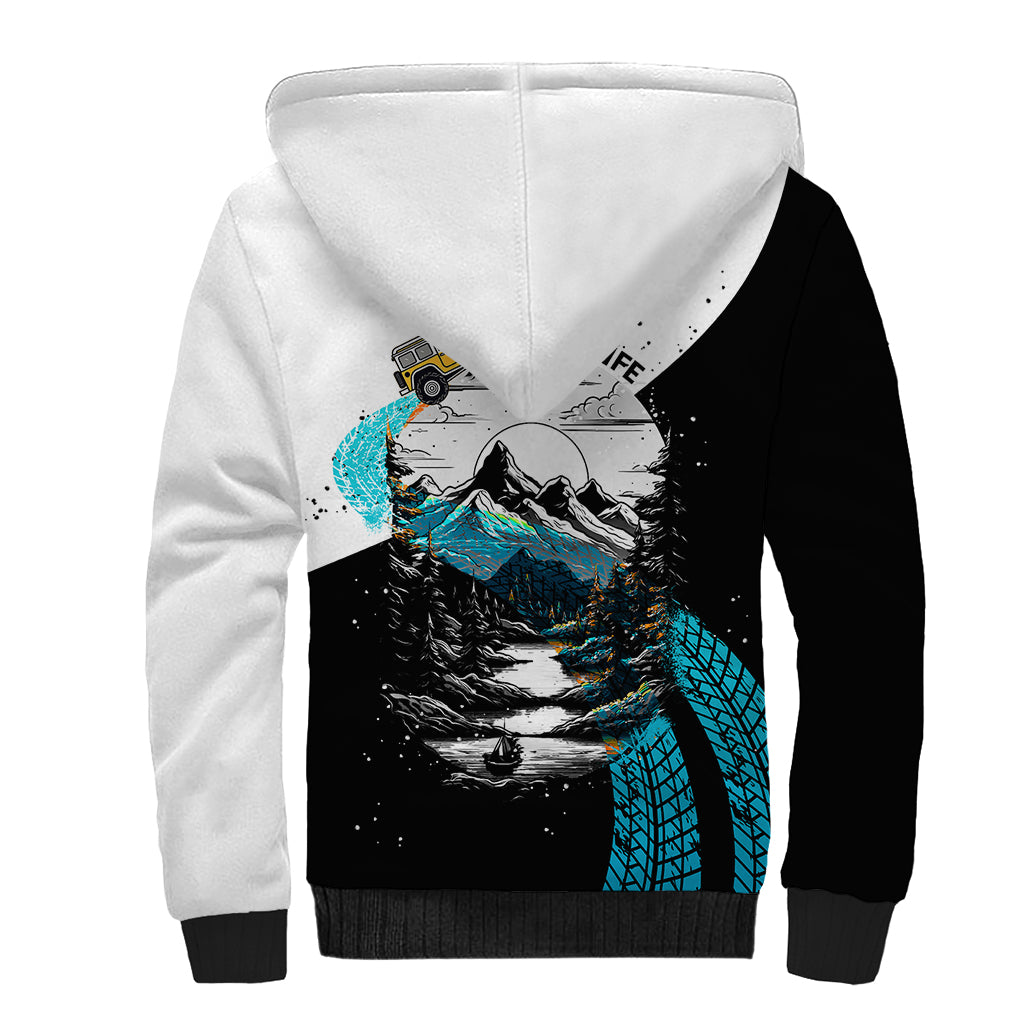 Jeep Life Sherpa Hoodie Colorful Adventure TS07 – Aljaira