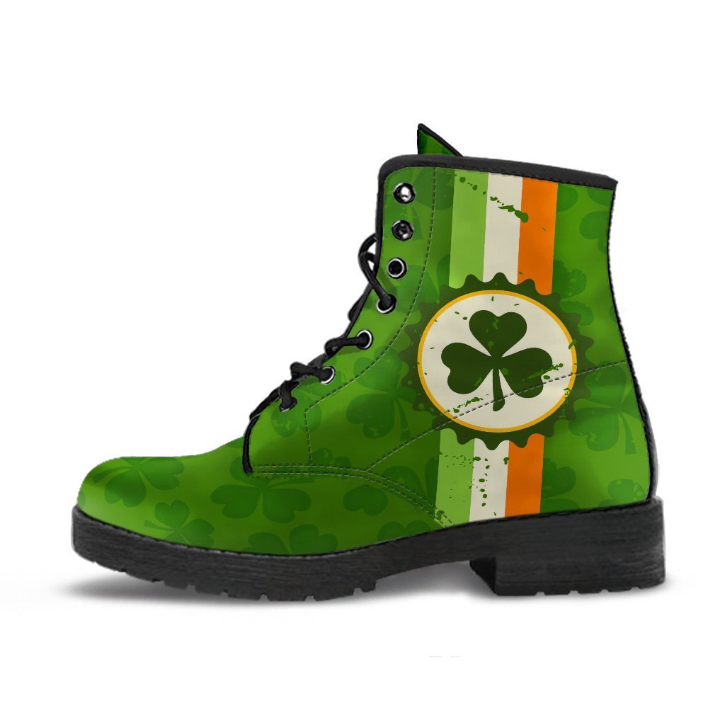 Ireland Celtic Leather Boots - Irish Flag – Aljaira