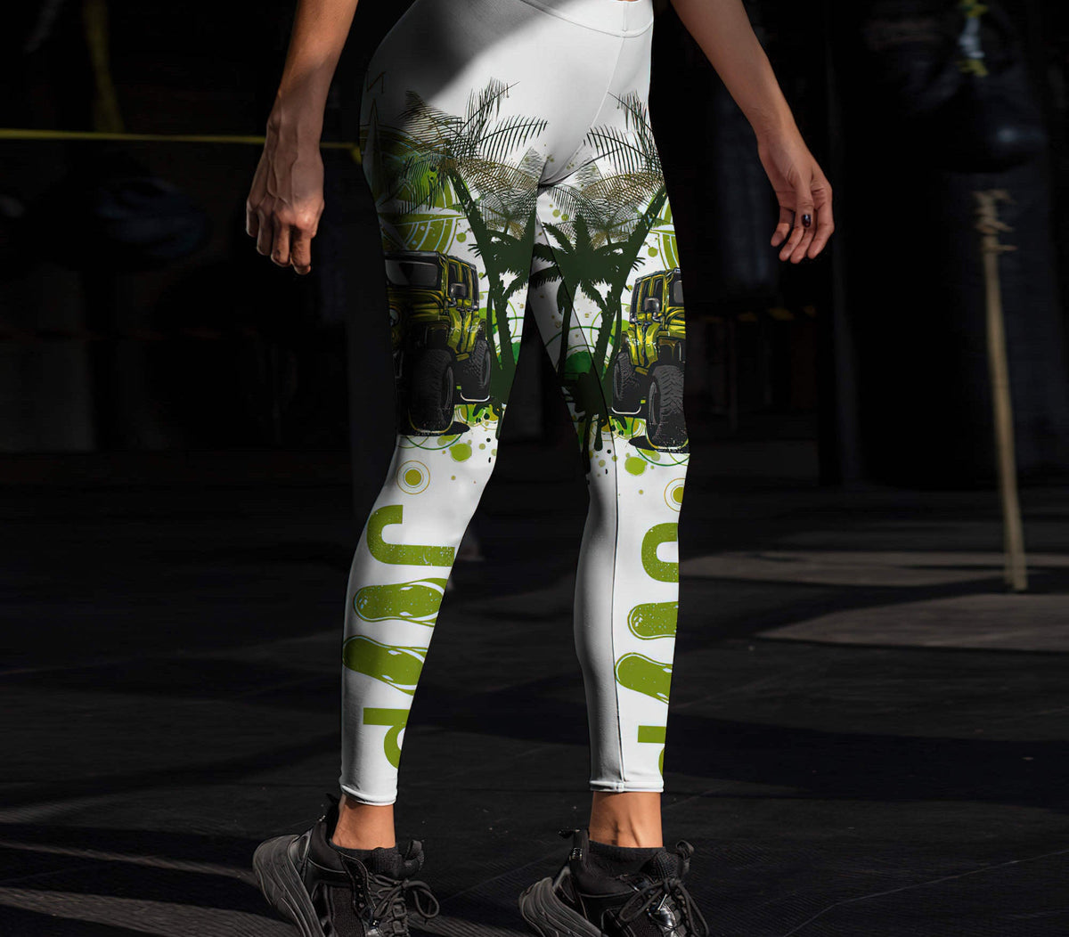 Jeep Some Girls Beach Leggings – Aljaira