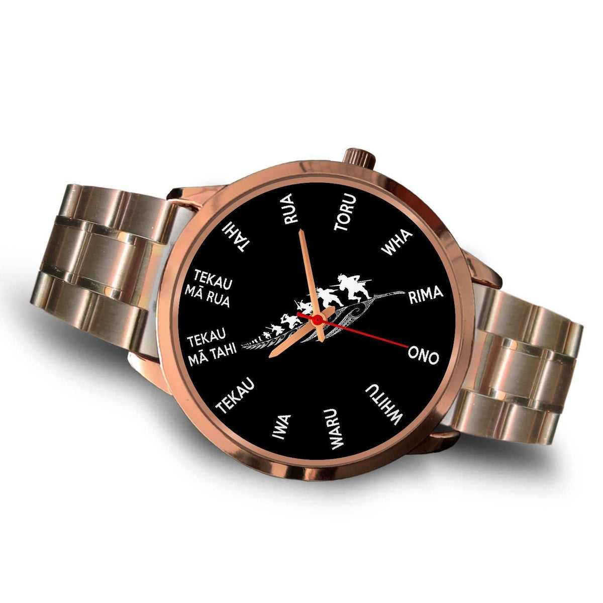 Haka Fern Maori Language Rose Gold Watch – Aljaira