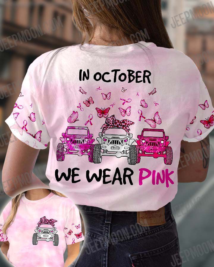 Jeep Beast Cancer T-Shirt Breast Cancer – Aljaira