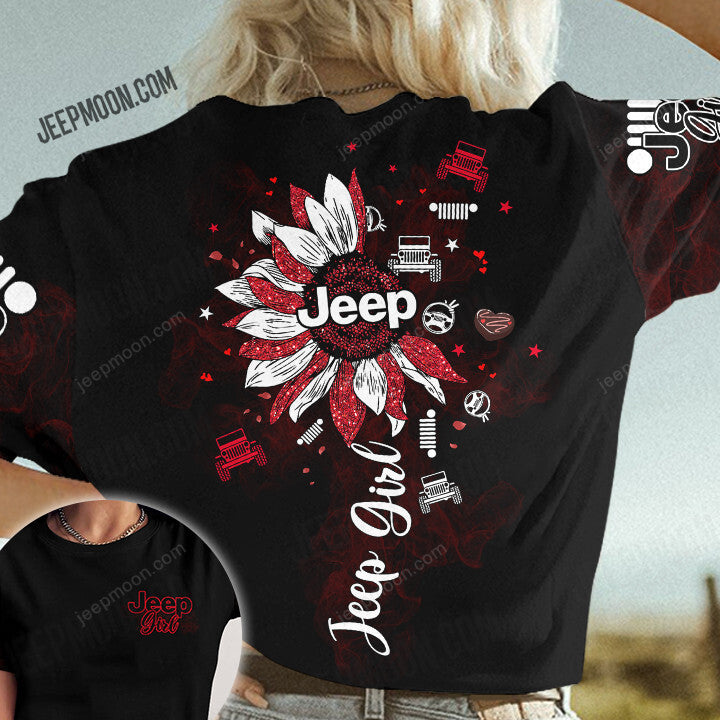 Jeep Flower Valentine T-shirt – Aljaira