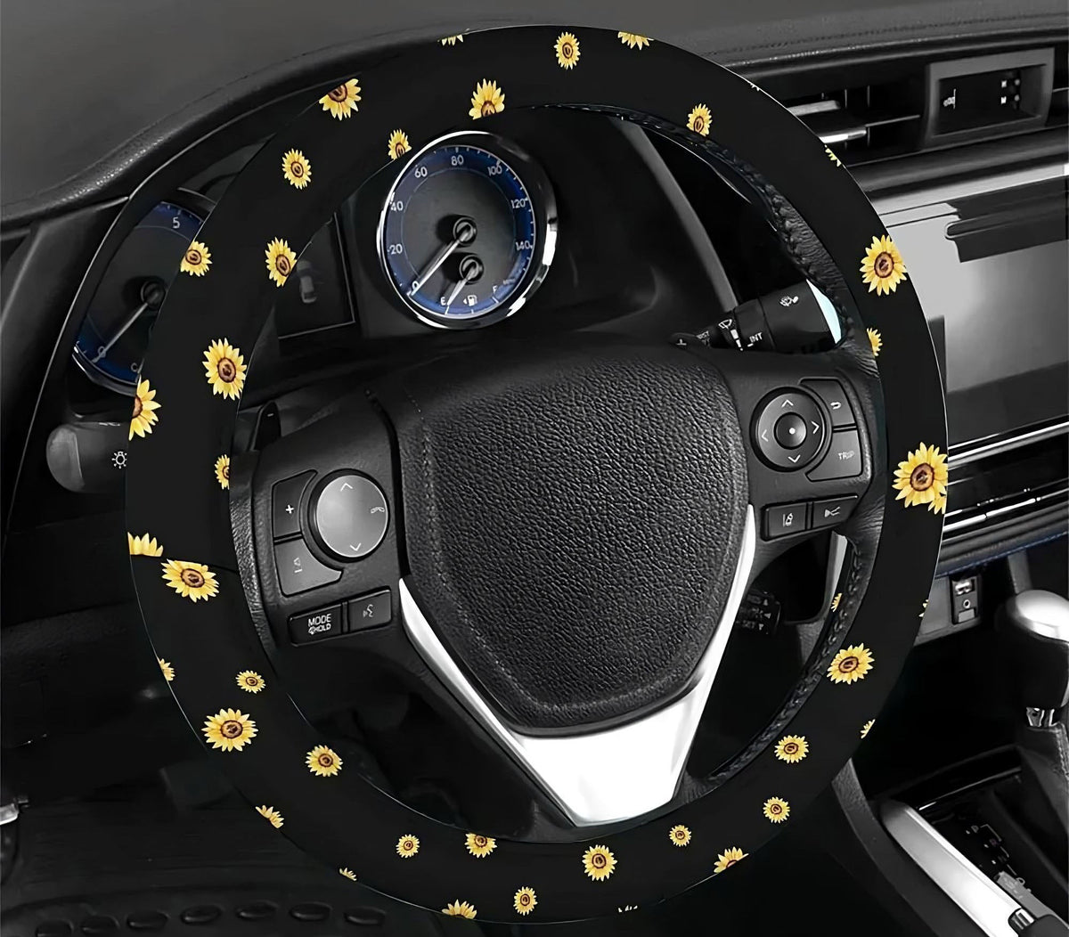 Jeep Girls Are Sunshine Sunflower Purple Automotive Steering Wheels Co ...