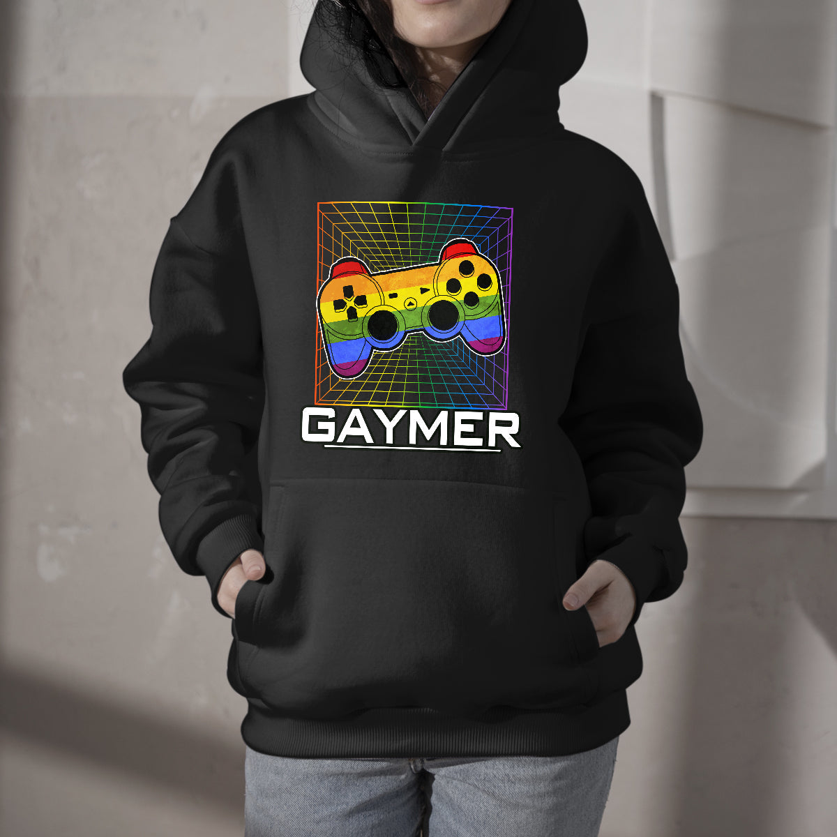 GAYMER LGBT Pride Gay Gamer Rainbow Controller, LGBT Hoodie TS01 – Aljaira
