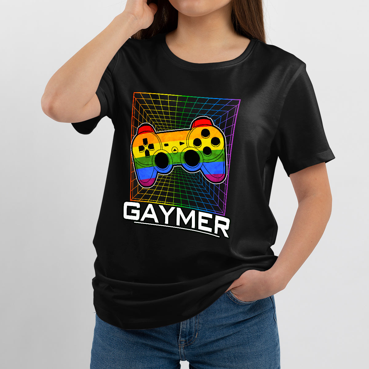 GAYMER LGBT Pride Gay Gamer Rainbow Controller, LGBT T Shirt TS01 – Aljaira