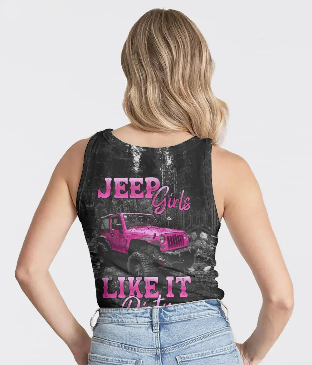 Jeep Girls Like It Dirty Tank Top – Aljaira