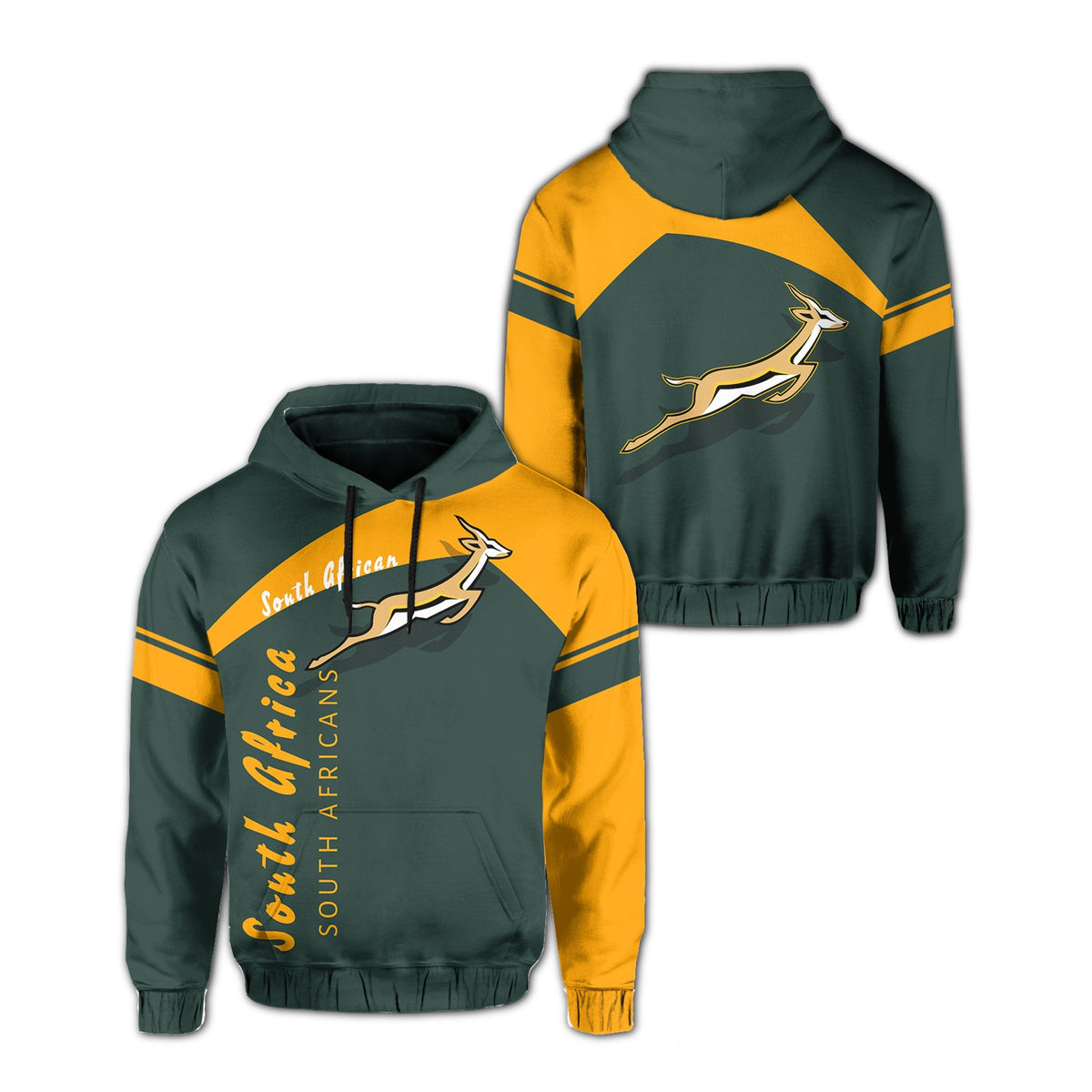 South Africa Springbok Hoodie - Vera Style – Aljaira