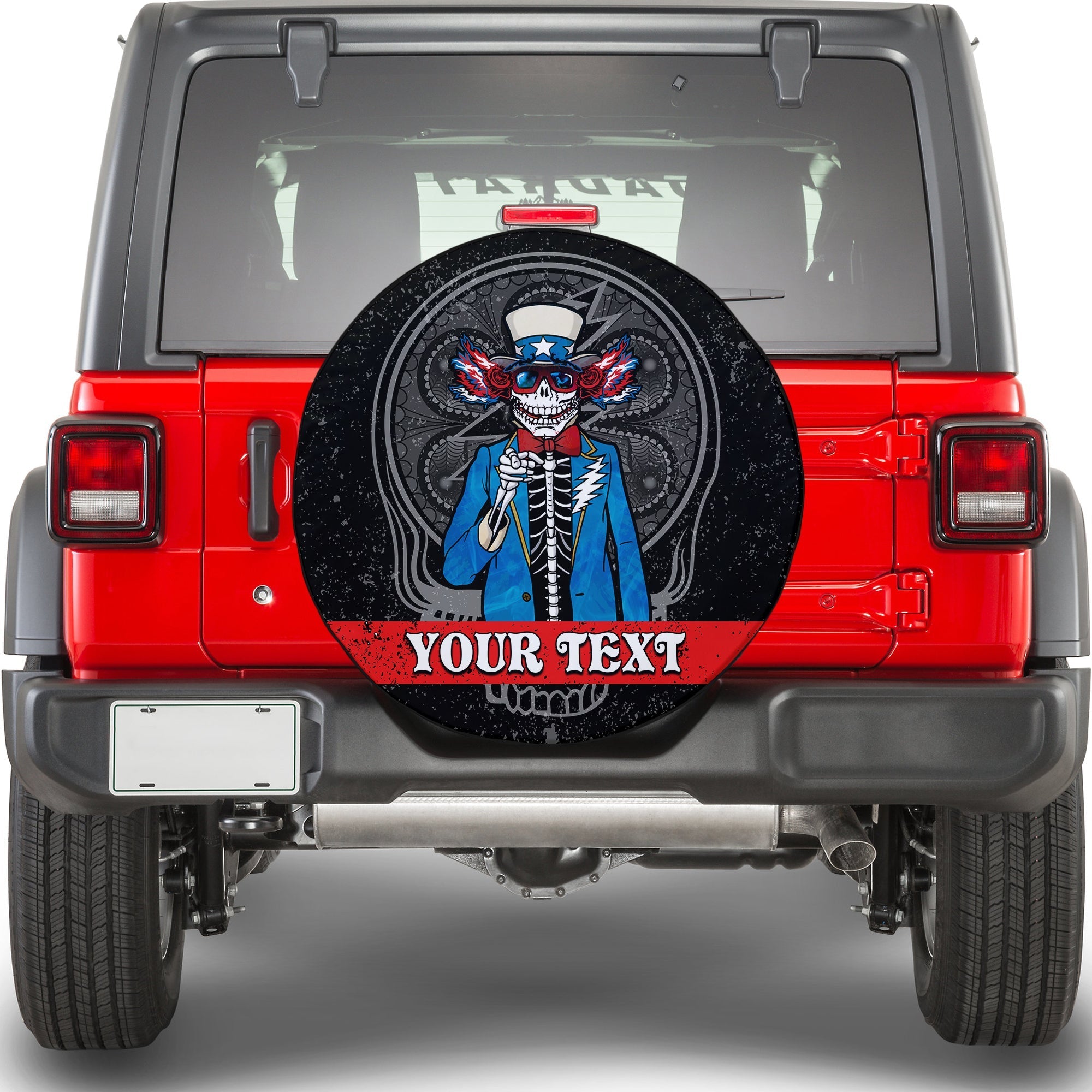 (Custom Personalised) Grateful Dead Bears Spare Tire Cover - Uncle Sam ...