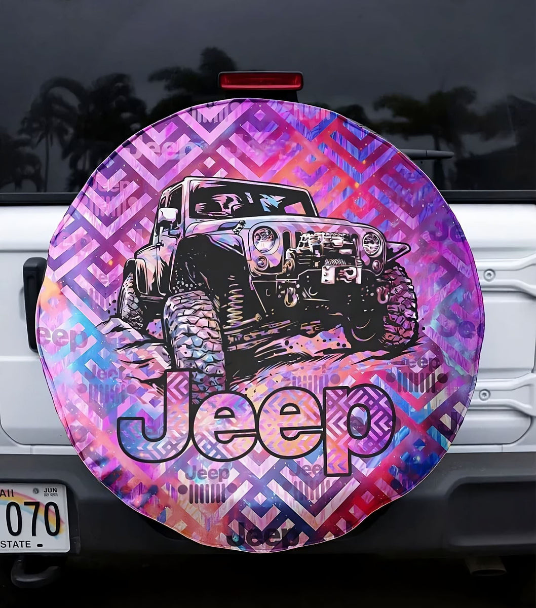 Jeep Nebula Pattern Automotive Spare Tire Cover – Aljaira