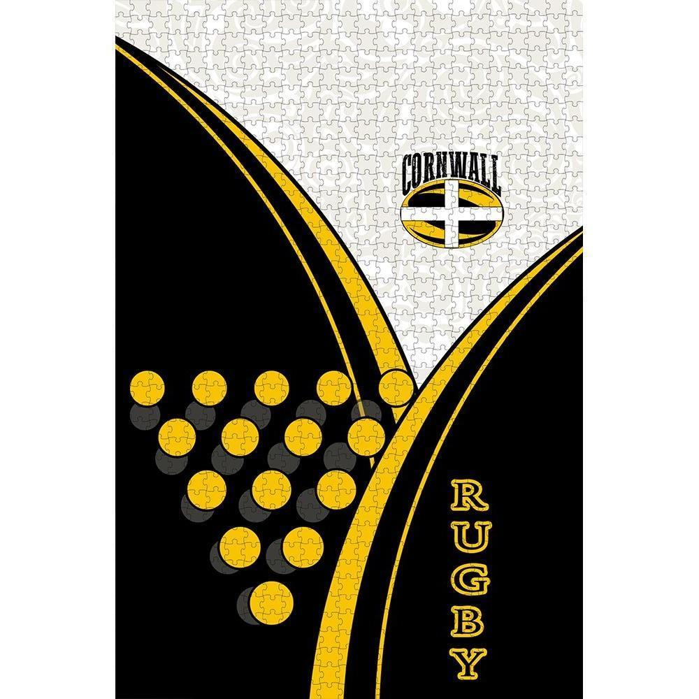 Cornwall Rugby Puzzle - Celtic Rugby Cornish Coat of Arms and Triskeli ...