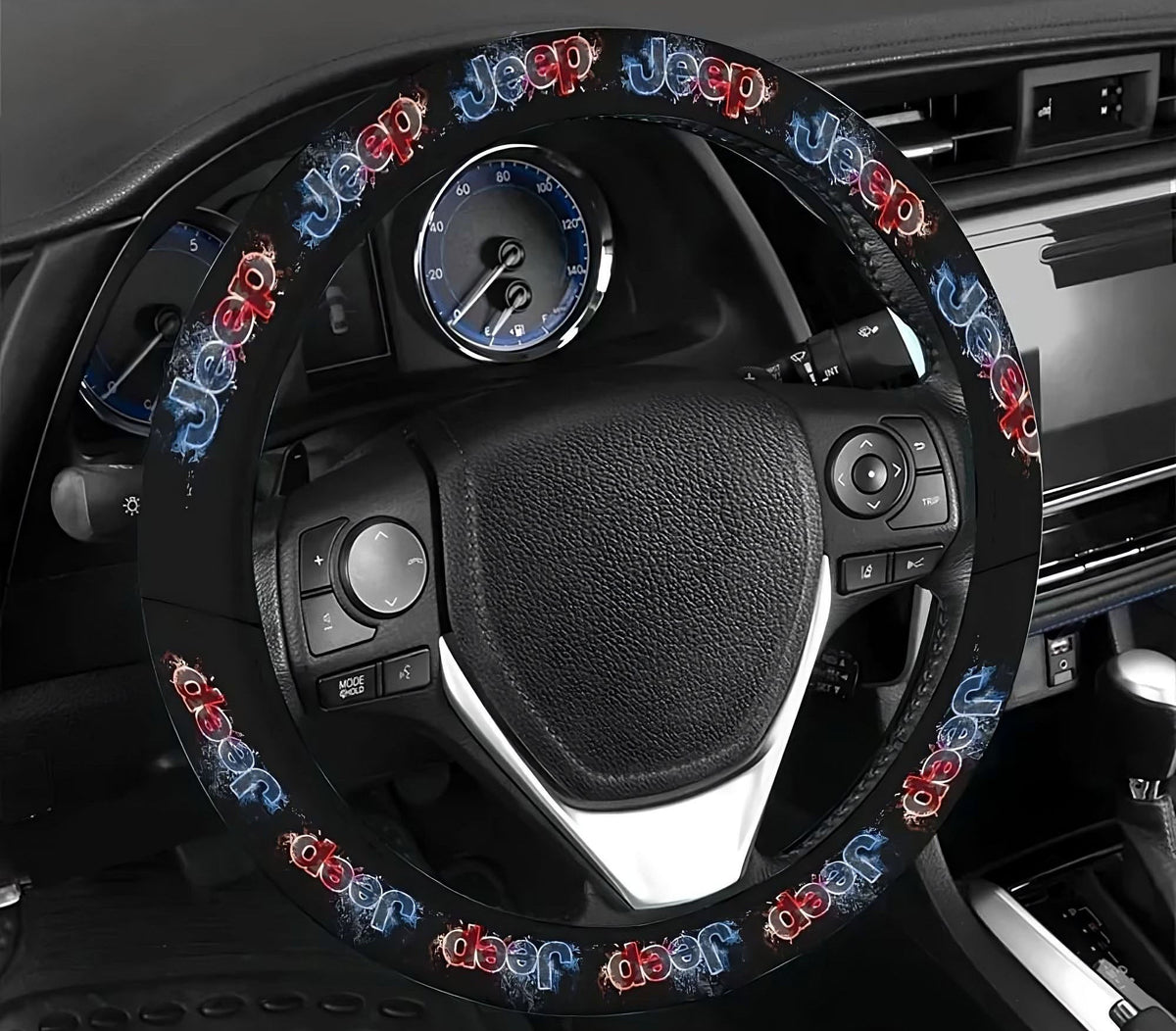 Jeep Skull Fire America Automotive Steering Wheels Cover – Aljaira