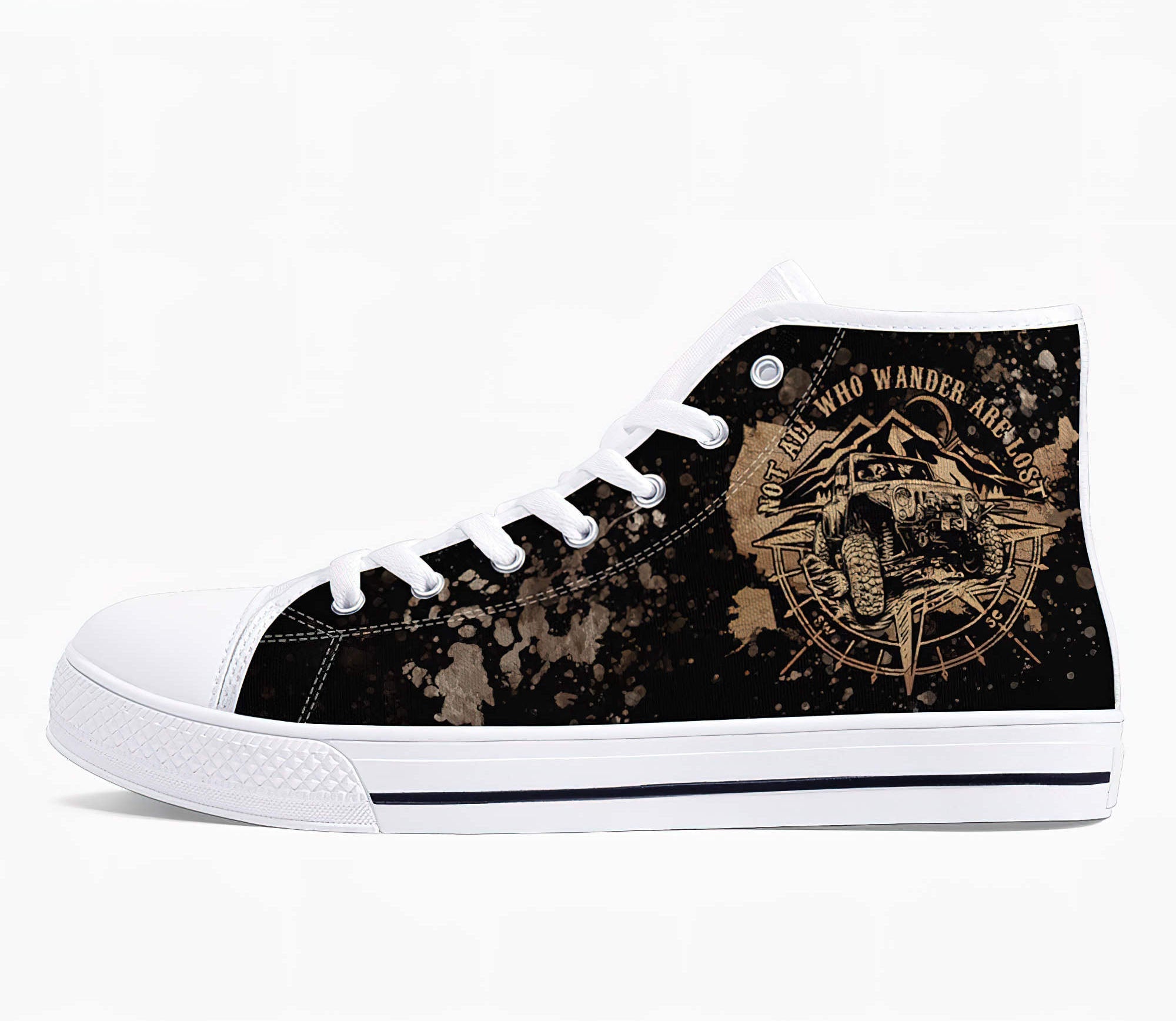 Jeep Maps Compass High Top Shoes – Aljaira
