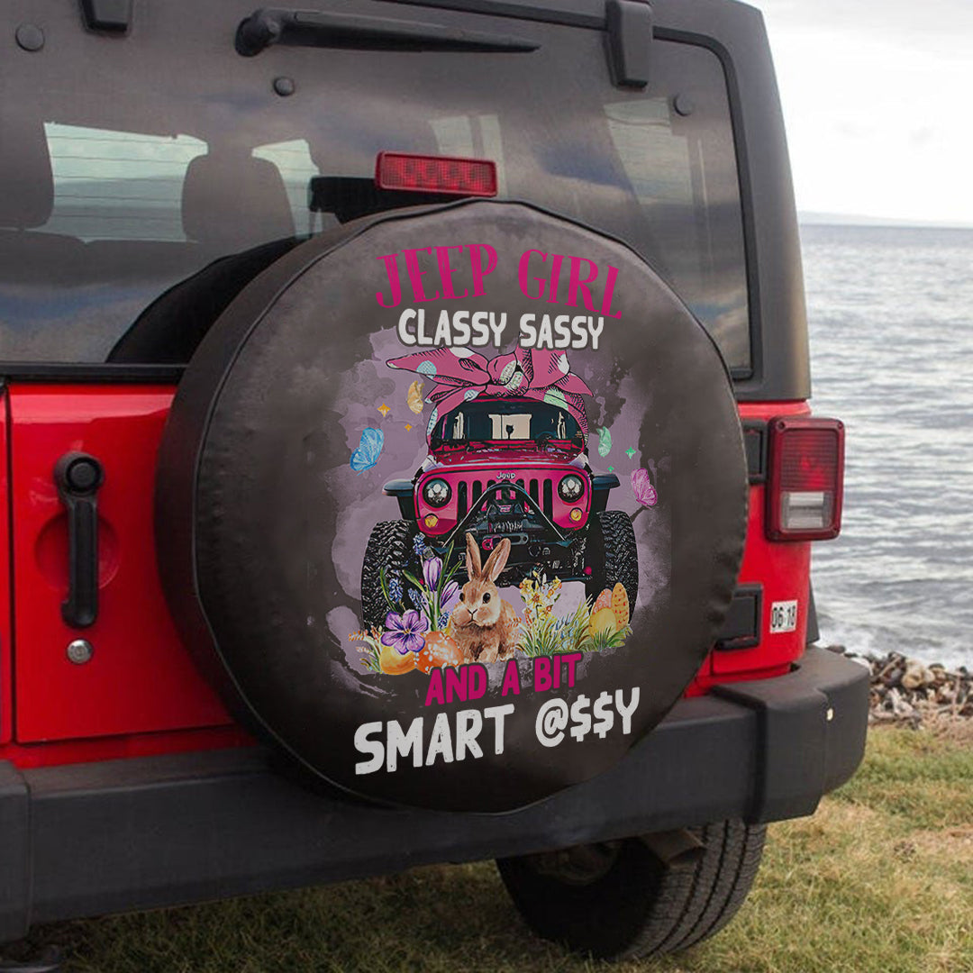 Jeep Girl Classy Sassy And A Bit Smart Spare Tire Cover LT11 – Aljaira