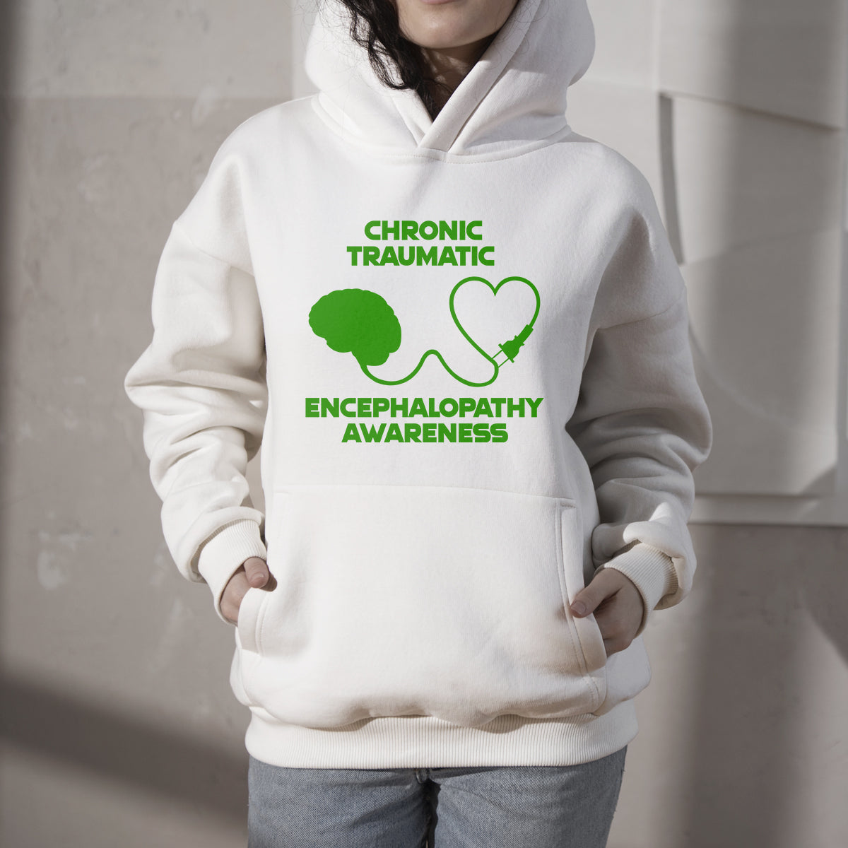 Chronic Traumatic Encephalopathy Awareness CTE Warrior, Awareness Hood ...