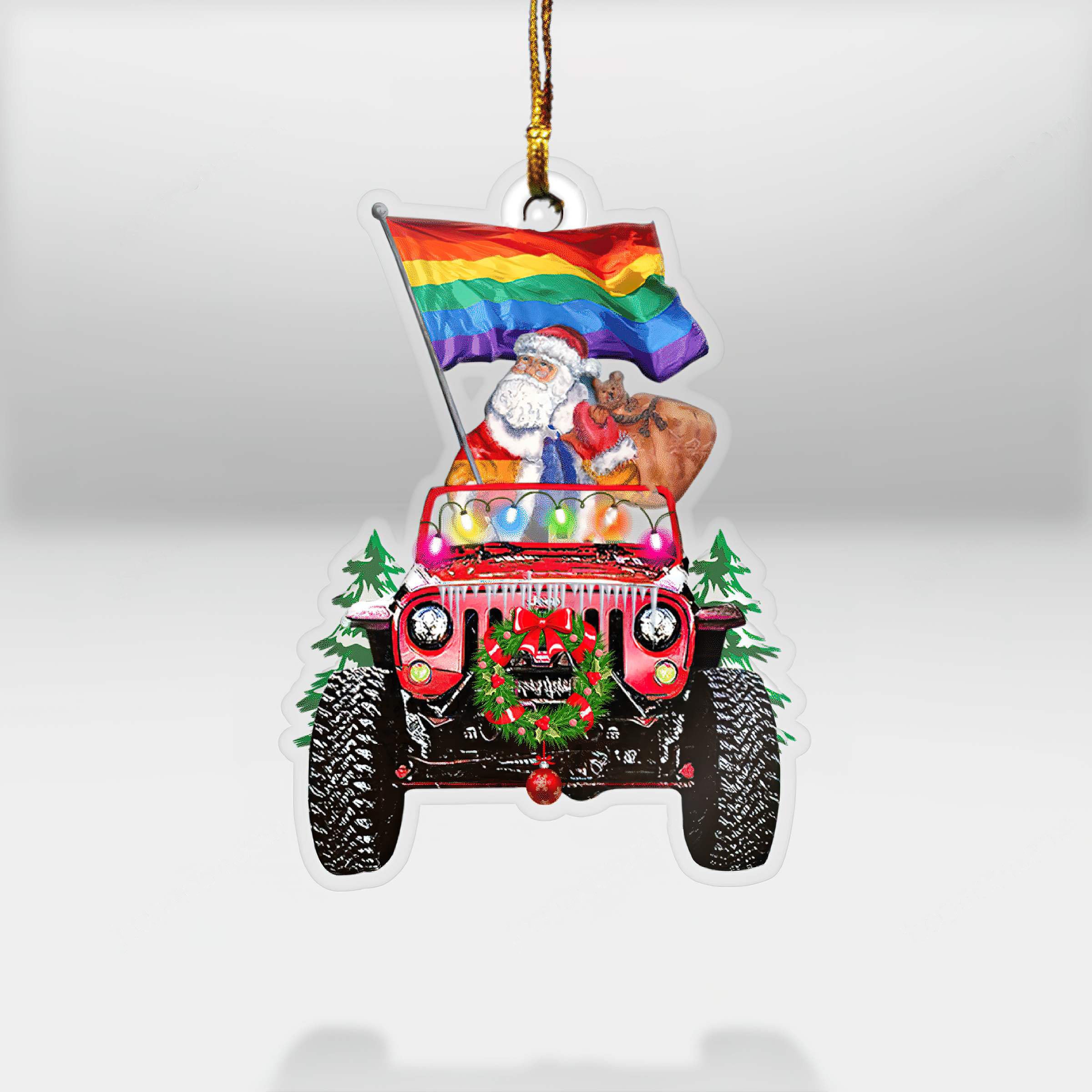 Lgbt Jeep Christmas Ornaments – Aljaira