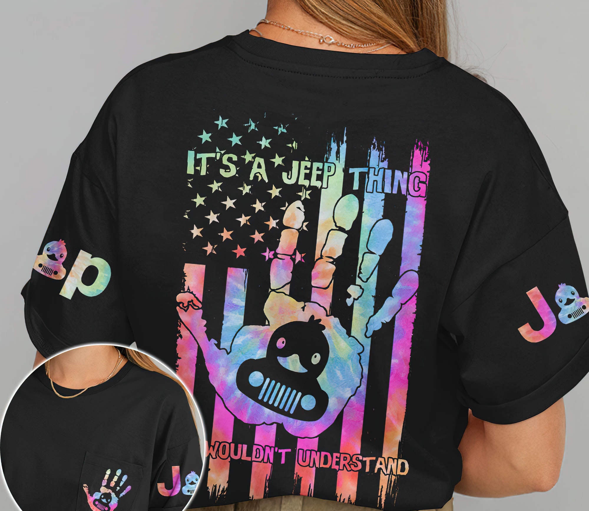 Jeep Things Tie Dye T shirt – Aljaira
