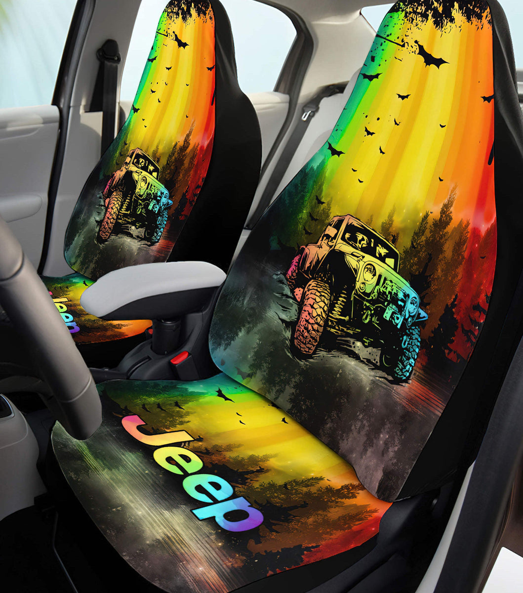 Jeep Rainbow Car Seat Cover – Aljaira