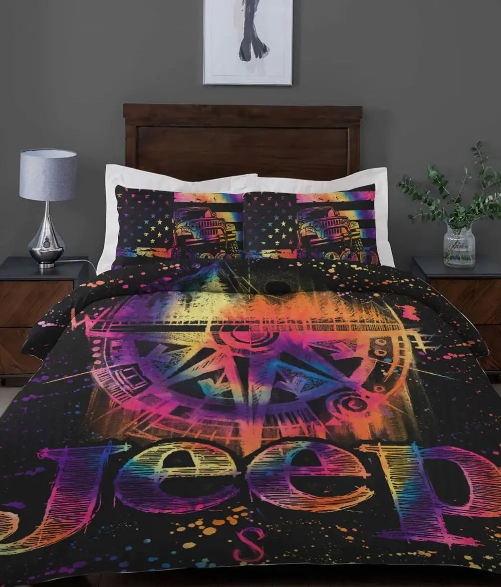 Jeep Life Compass Bedding Set Bedding Set – Aljaira