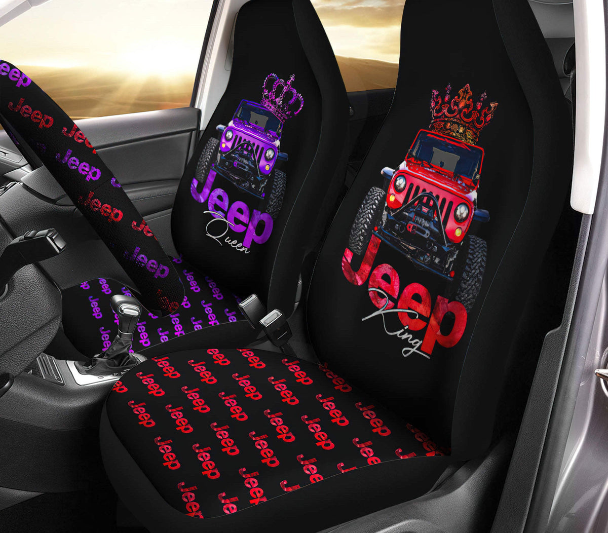 Jeep Couple King Queen Car Seat Cover – Aljaira
