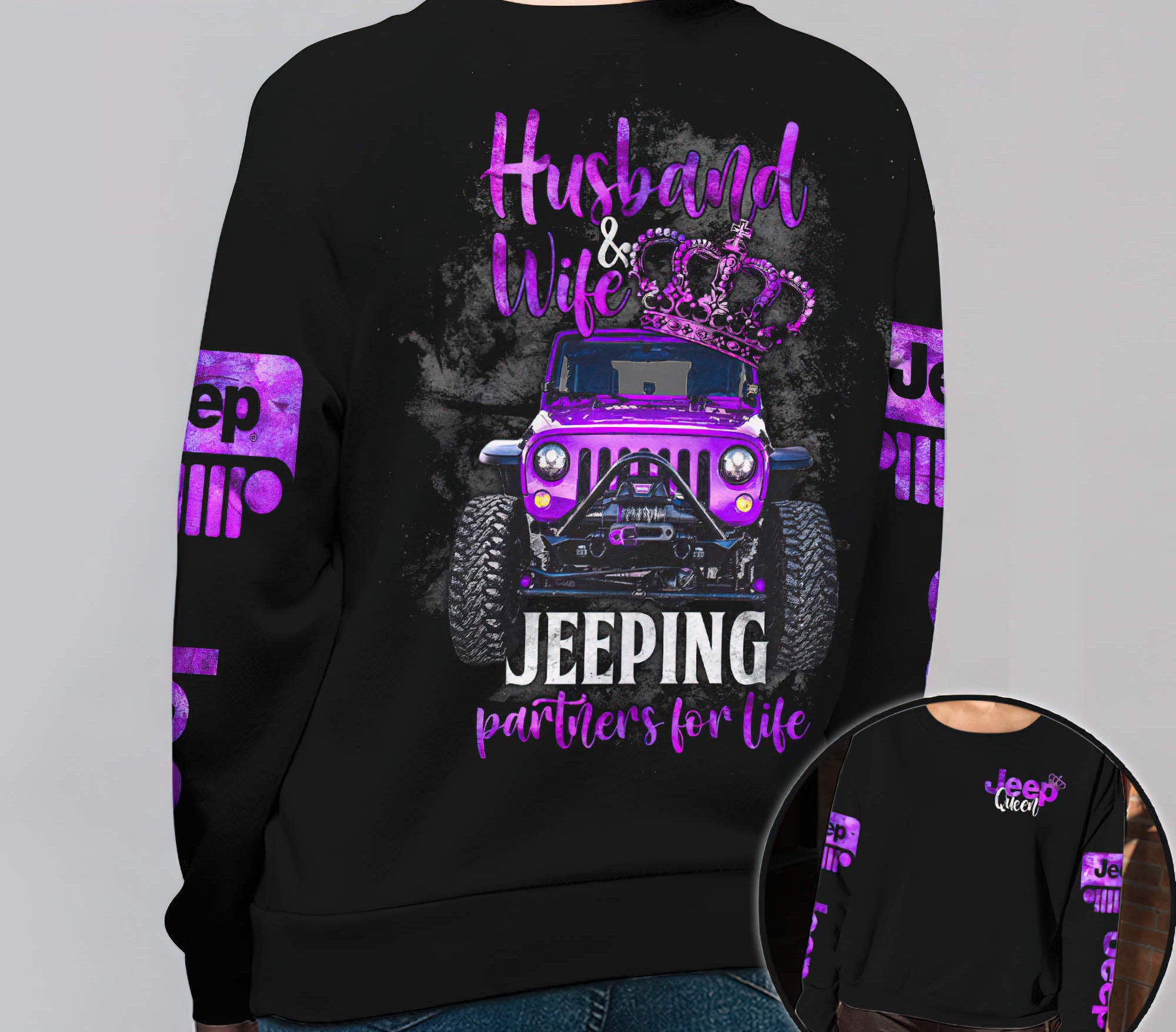 Jeep Husband And Wife Couple Sweatshirt – Aljaira