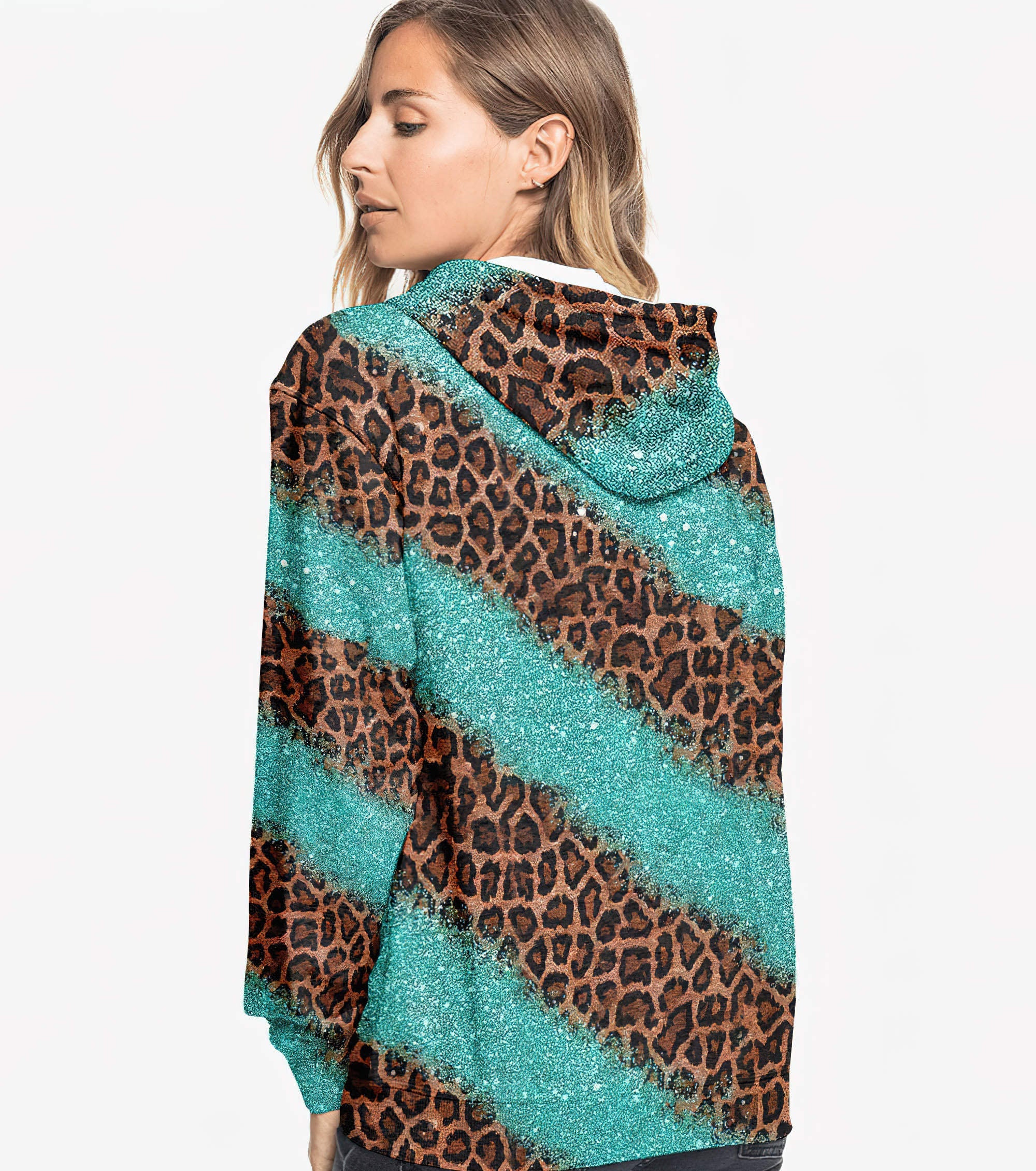 Jeep Life Messy Bun Leopard Hoodie – Aljaira
