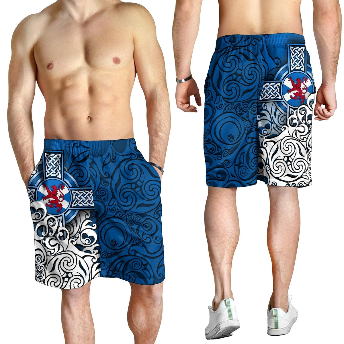 Scotland Celtic Men's Shorts - Scottish Flag and Lion – Aljaira