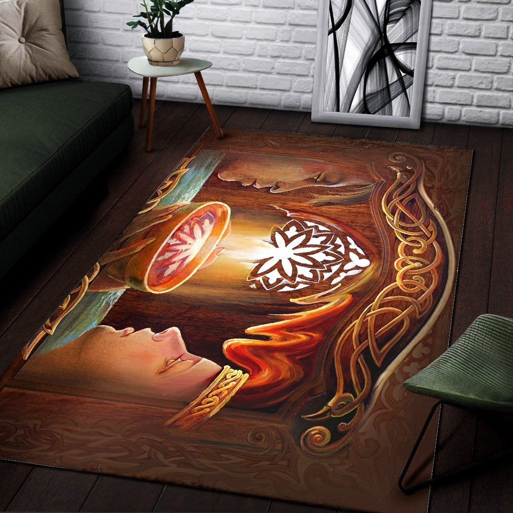 Celtic Area Rug - Love Story Of Celtic Legend – Aljaira