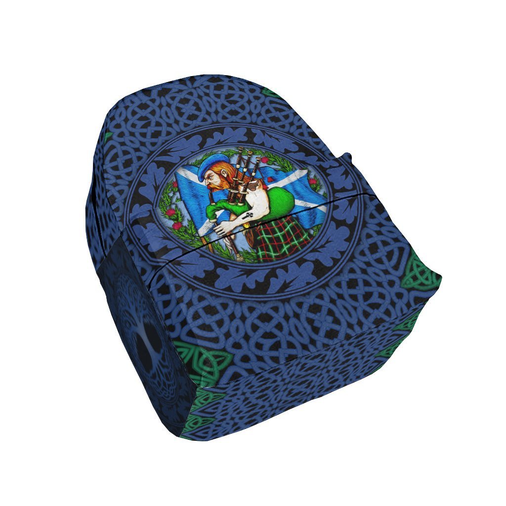 Scotland Highlander Men with Traditional Bagpipes Backpack – Aljaira