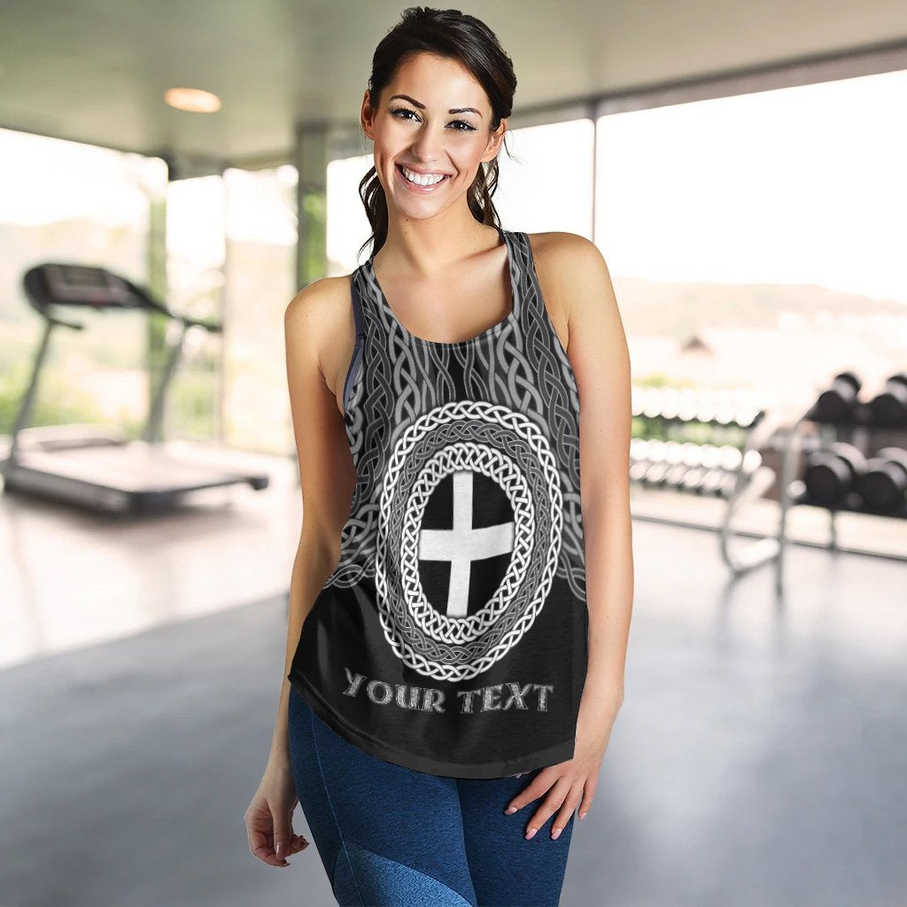 Cornwall Celtic Personalised Women Tank - Legend of Cornwall – Aljaira