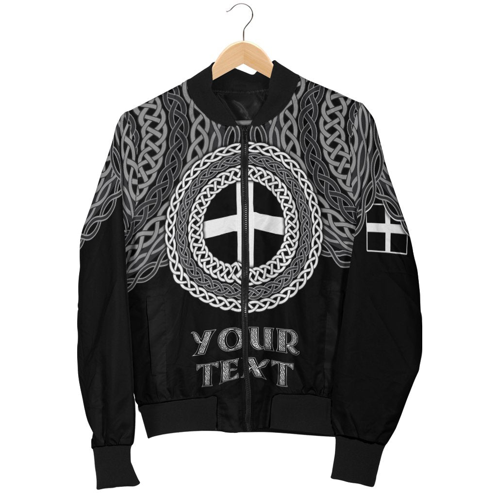 Cornwall Celtic Personalised Bomber Jacket - Legend of Cornwall – Aljaira