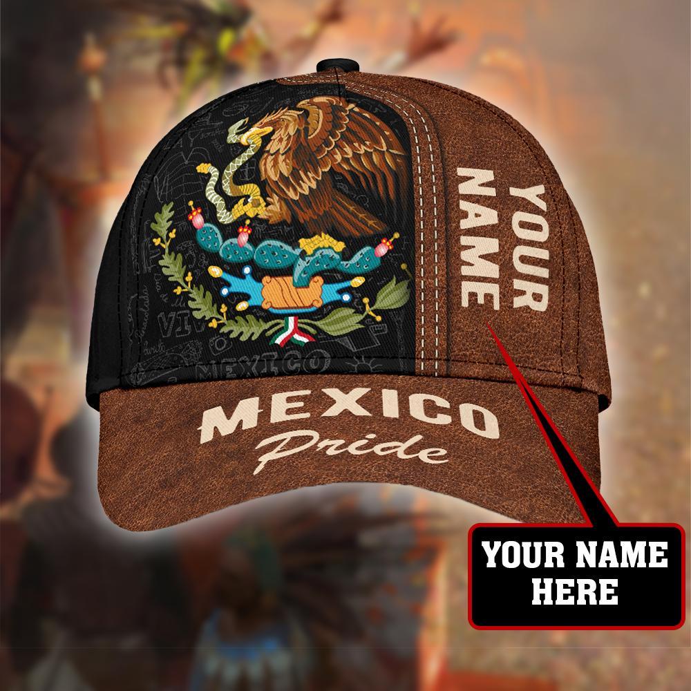 Personalized Mexico Cap Mexico Pride, Coat Of Arms Of Mexico Cap – Aljaira