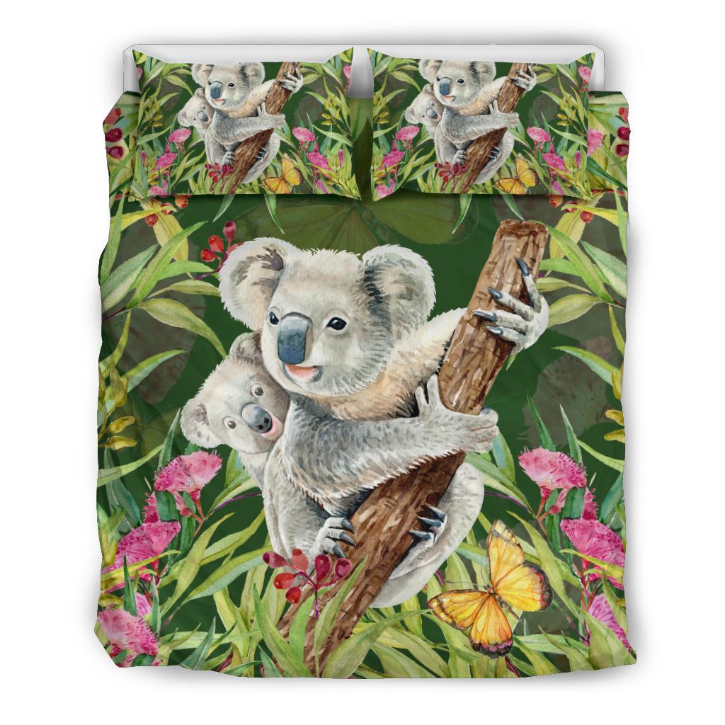Bedding Sets - Koala Bed Family Happy Eucalyptus Tree Sets – Aljaira