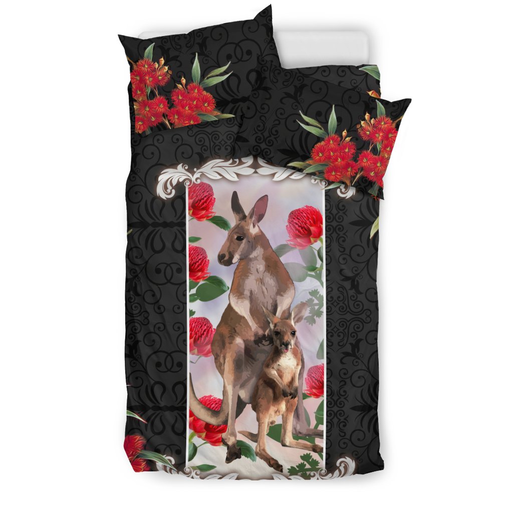 Bedding Sets - Kangaroo Bed Waratah Flowers Patterns Sets – Aljaira