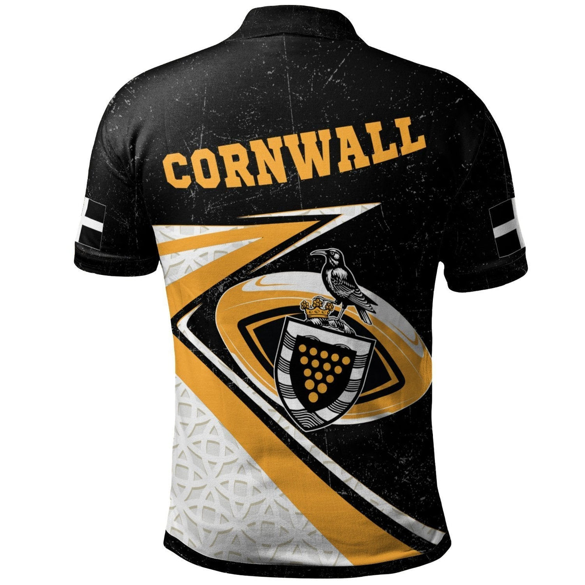 Cornwall Rugby Polo Shirt - Celtic Cornwall Rugby Ball – Aljaira