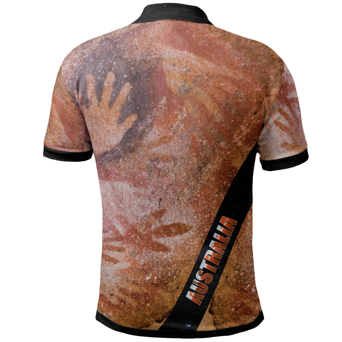 Polo Shirt - Handprint with Kangaroo Logo – Aljaira