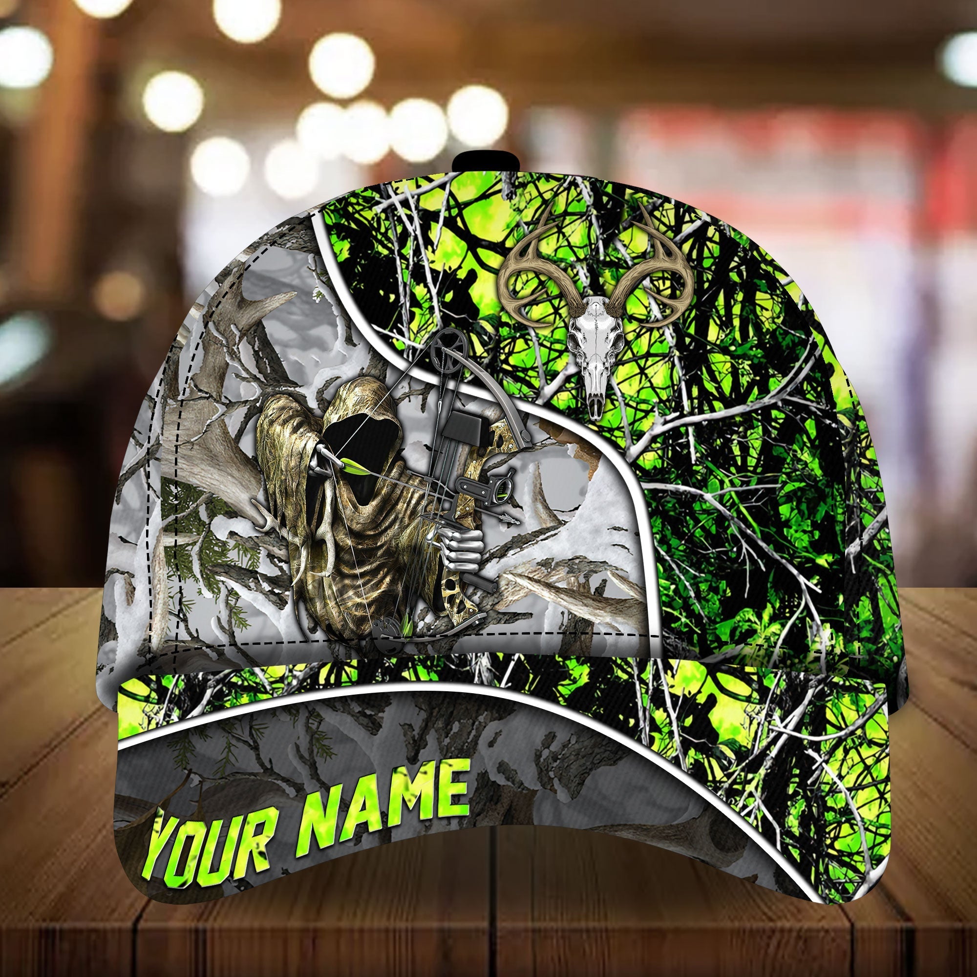 Premium Bow Reaper Hunting Cap Technicolor Personalized – Aljaira