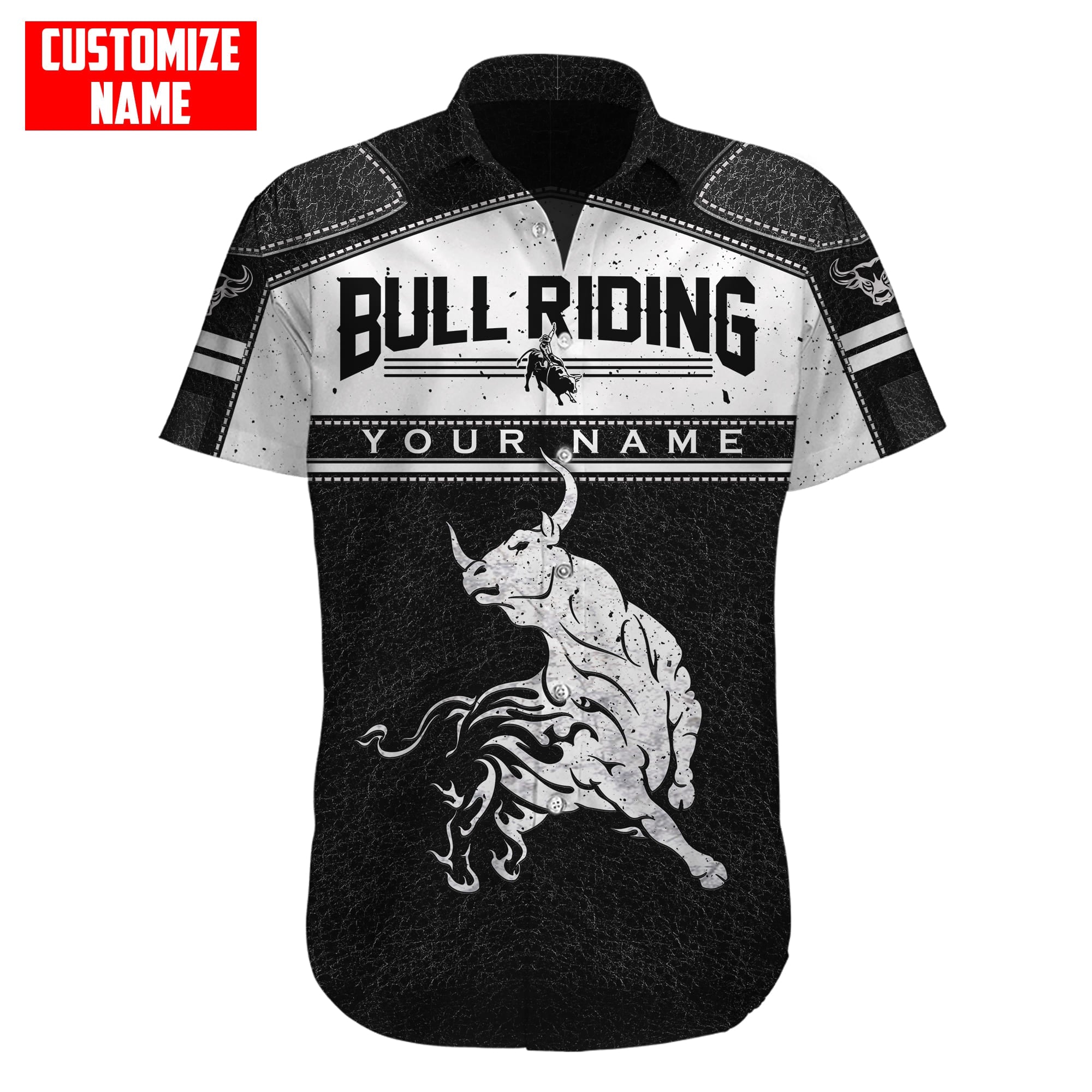 Personalized Name Bull Riding Hoodie - Bull Riding Apparel Ver 14 – Aljaira