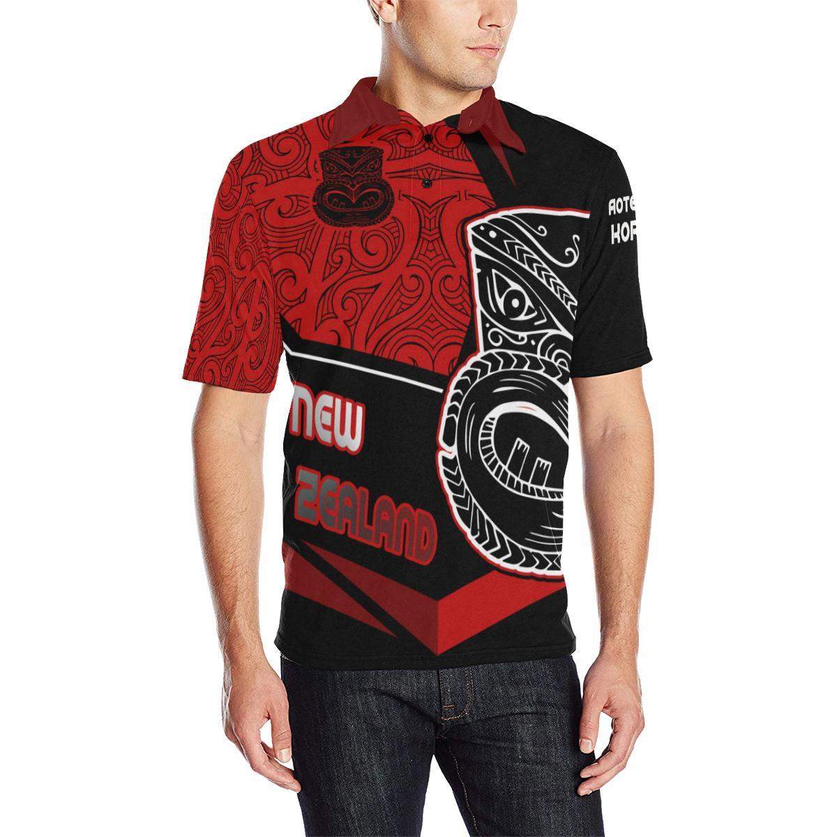 Koruru Tiki Maori Polo Shirt – Aljaira