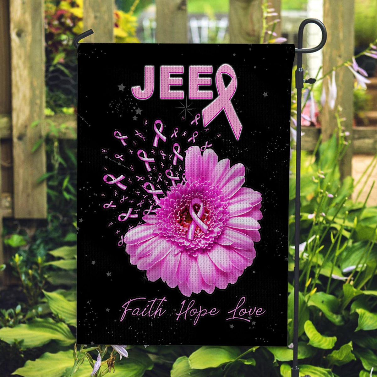 JEEP Breast Cancer - Flag Flowers with Flag American LT13 – Aljaira
