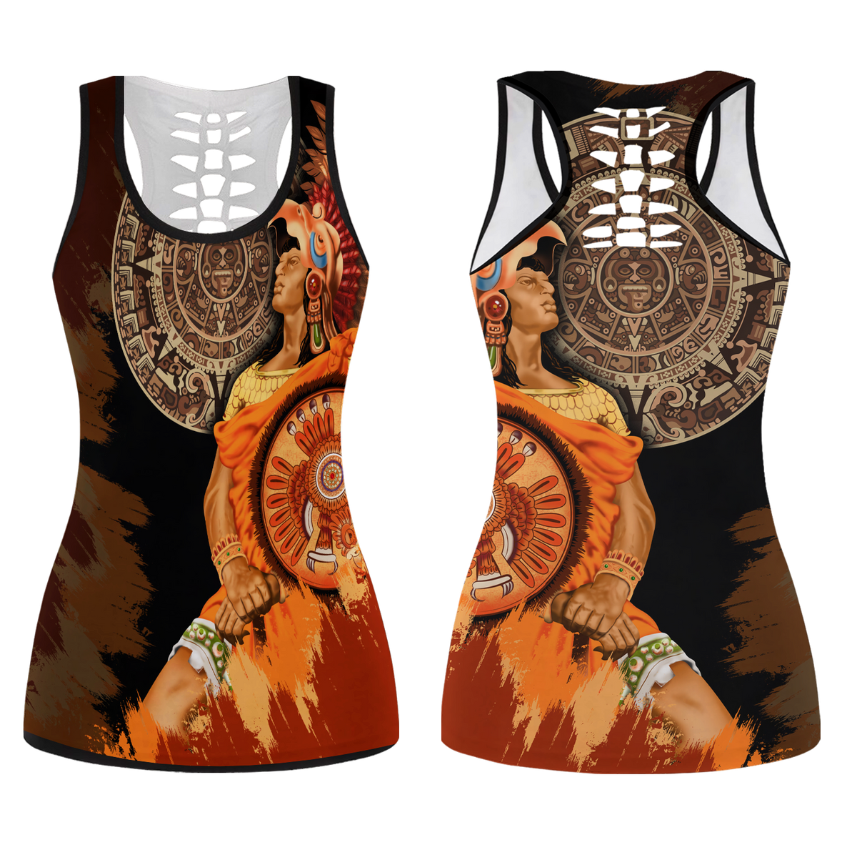 Huitzilopochtli Mexico El Calendario Maya Hollow Tank Top - LT2 – Aljaira